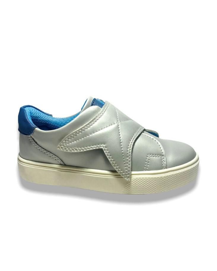 exito.com | Tenis Velcro Con Estrella Niña 5 PLATEADO