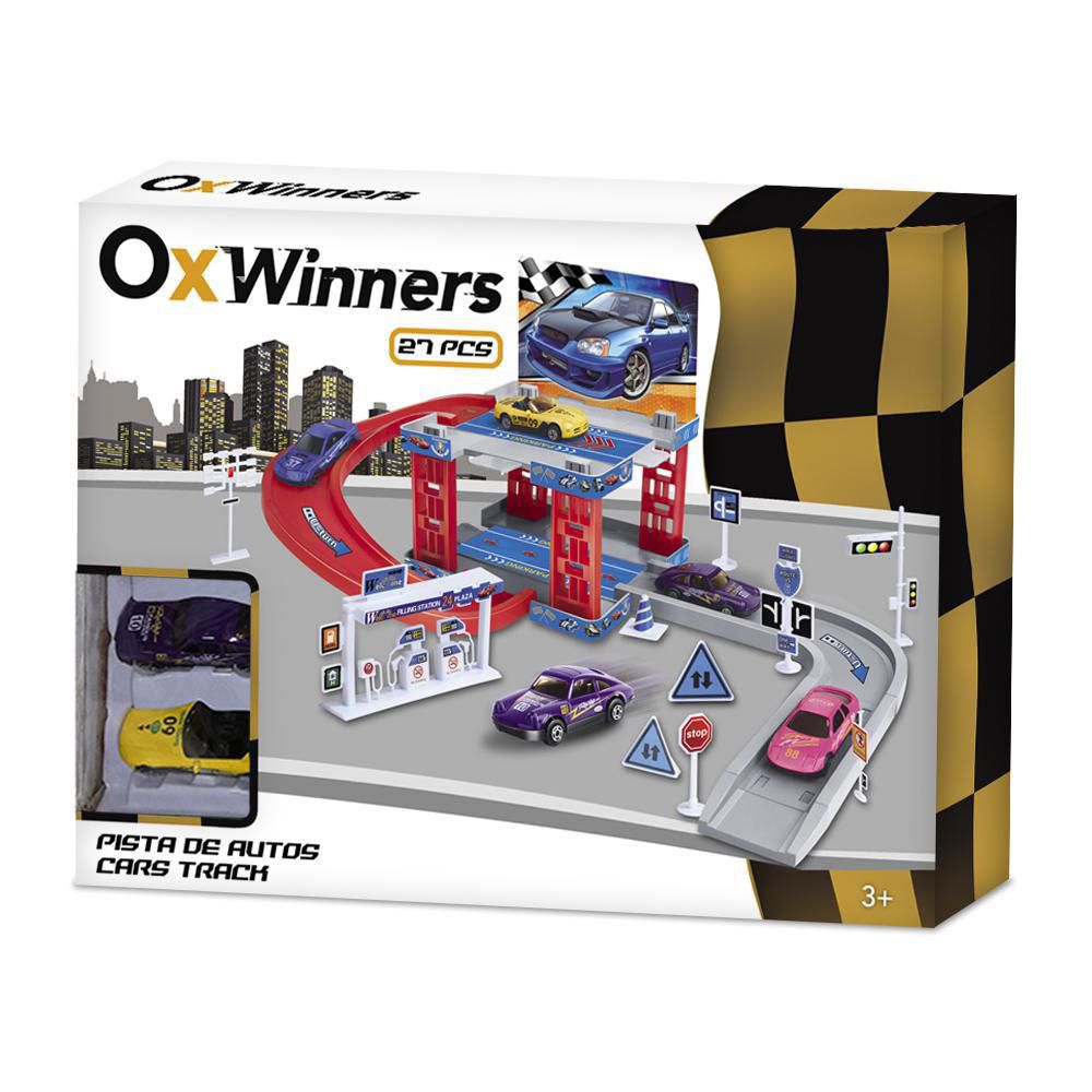 Set Pista De Carros 27 Piezas Ox Toys Ow021 - exito.com