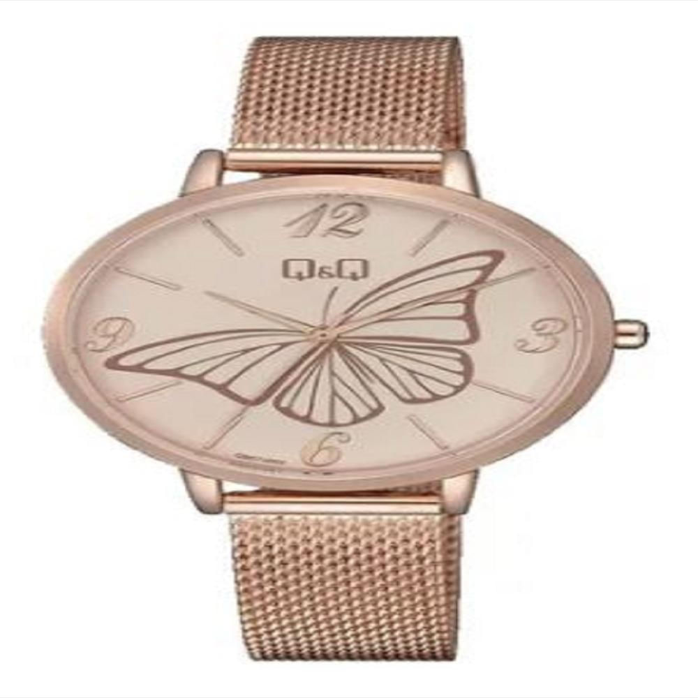 exito.com | Reloj Oro Rosa Q&Q Qb57j005y Mujer