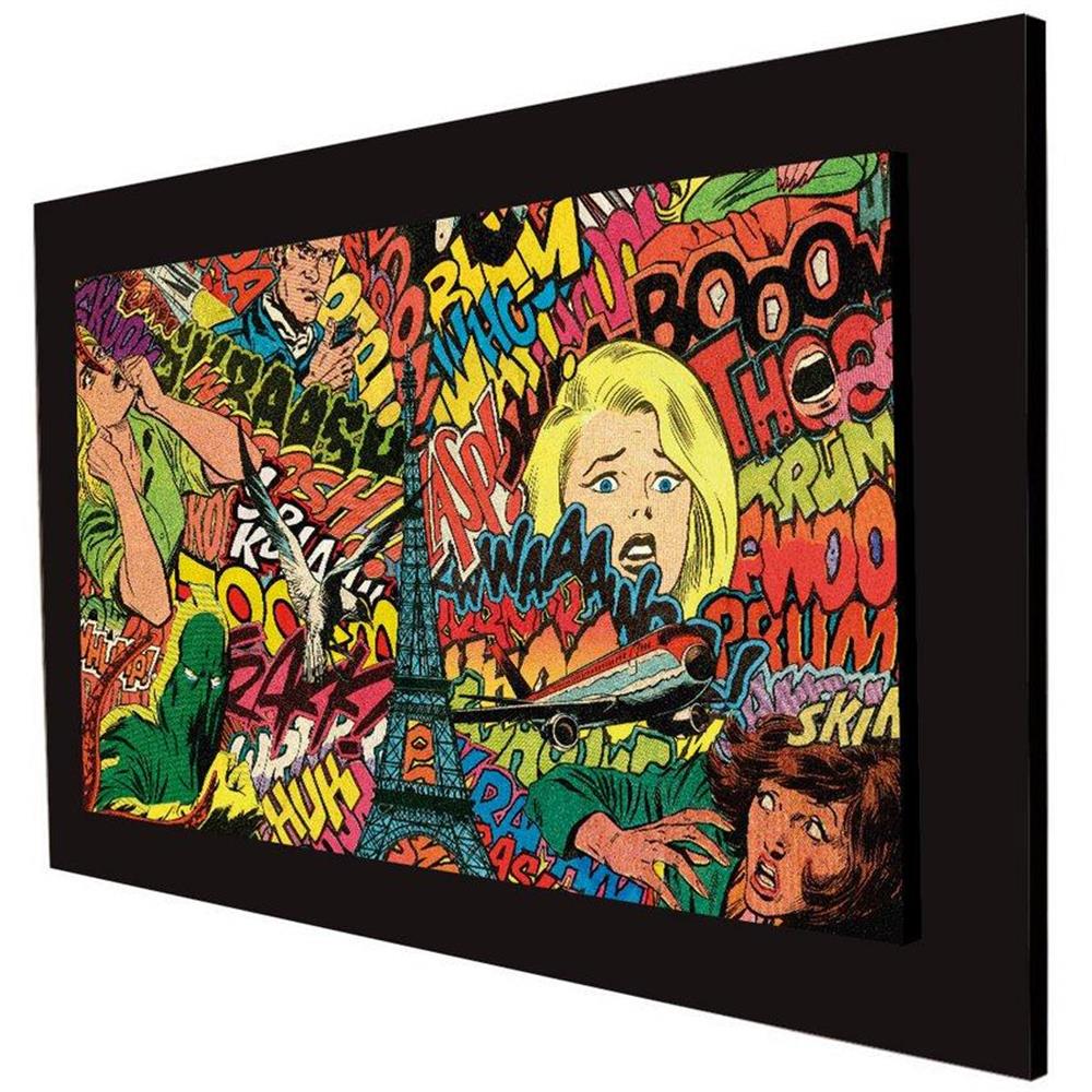 exito.com | Cuadro 60 X 40 Cms Decorativo Comics Panico Paris | Éxito