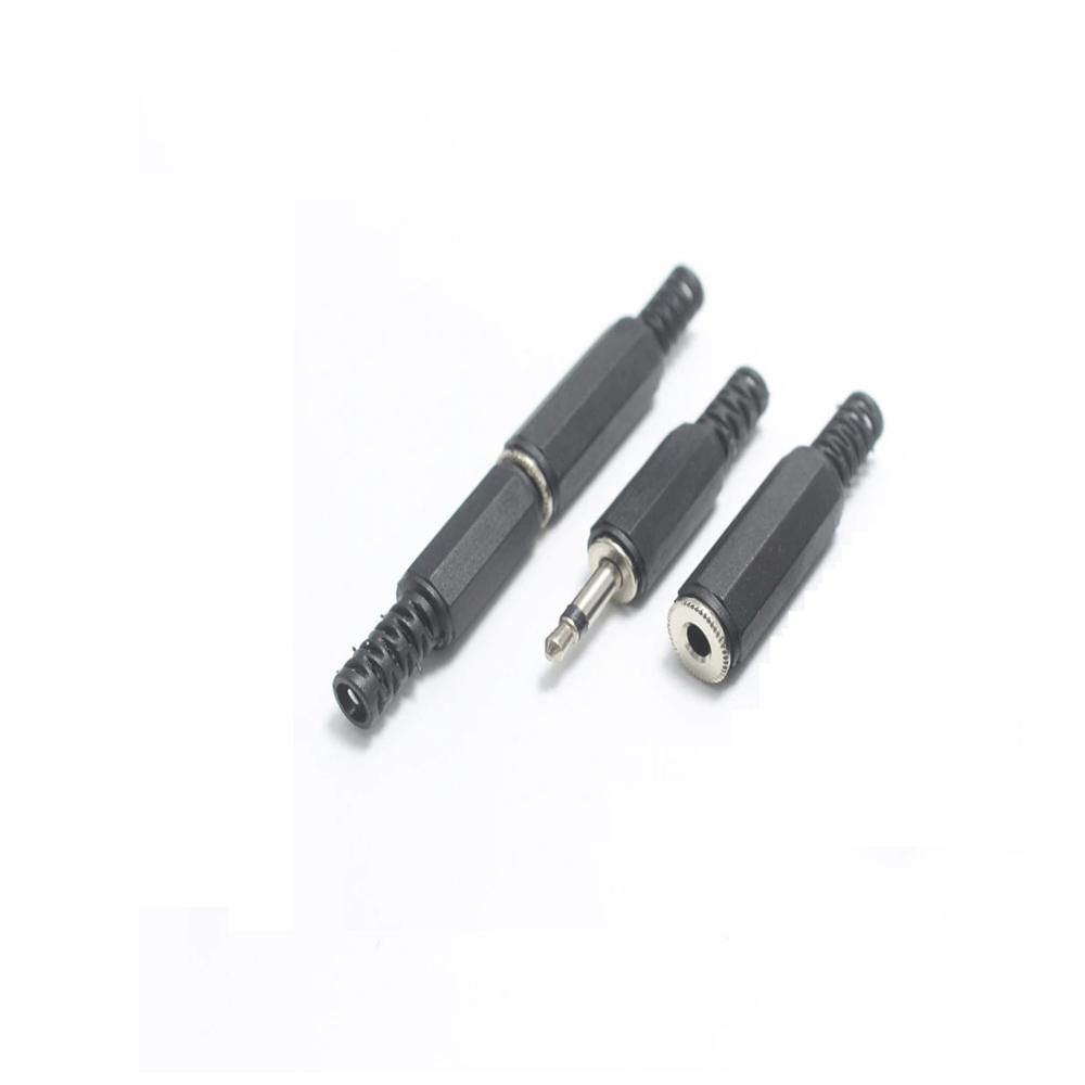 exito.com | Kit Conectores Jack Audio 2 Polos 3.5Mm Macho Hembra 2 Pares