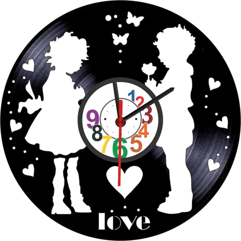 exito.com | Reloj En Vinilo Lp/ Vinyl Clock Amor Parejas | Éxito