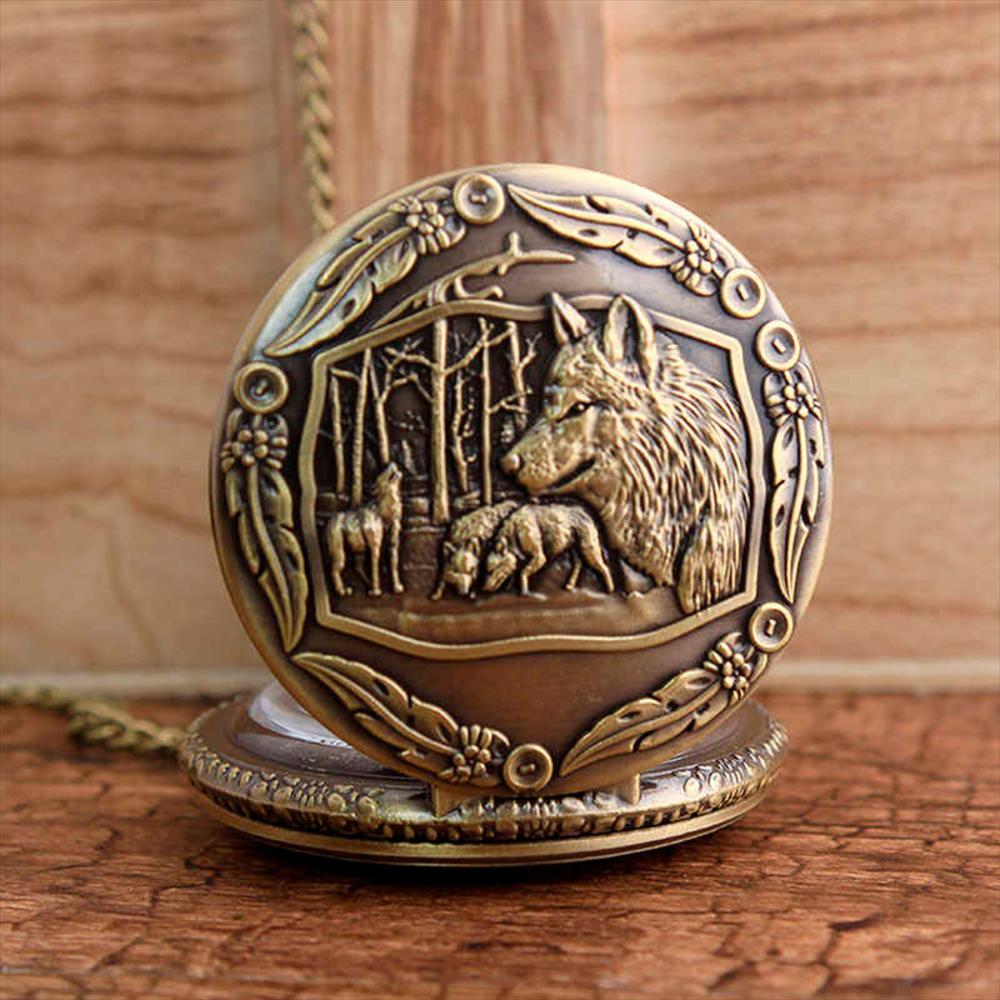 exito.com | Reloj Bolsillo Lobo Vintage