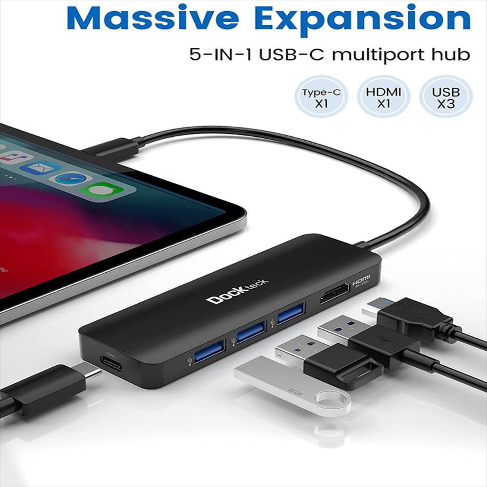 exito.com | Adaptador Multipuerto Usb C Dockteck 5 En 1 | Éxito