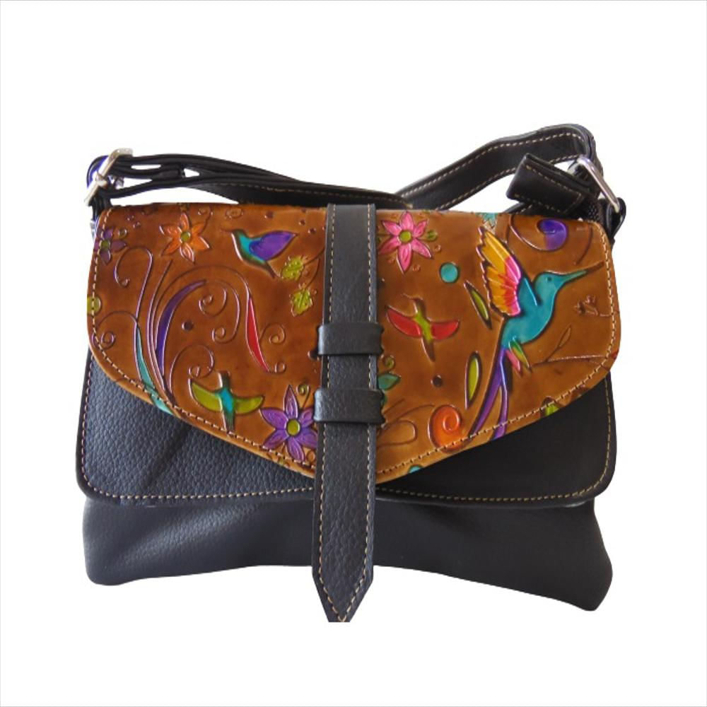 Bolso Para Mujer En Cuero Calzado Guerreros Cb 054 C Éxito