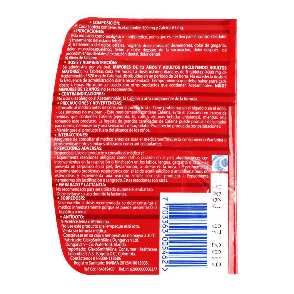 Dolex forte x 14 tabs - exito.com