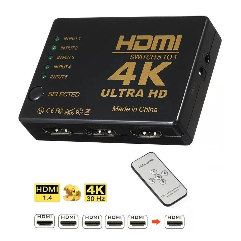 exito.com | Cable Selector Control X5 Entradas Hdmi 1 Salida Hdm | Éxito
