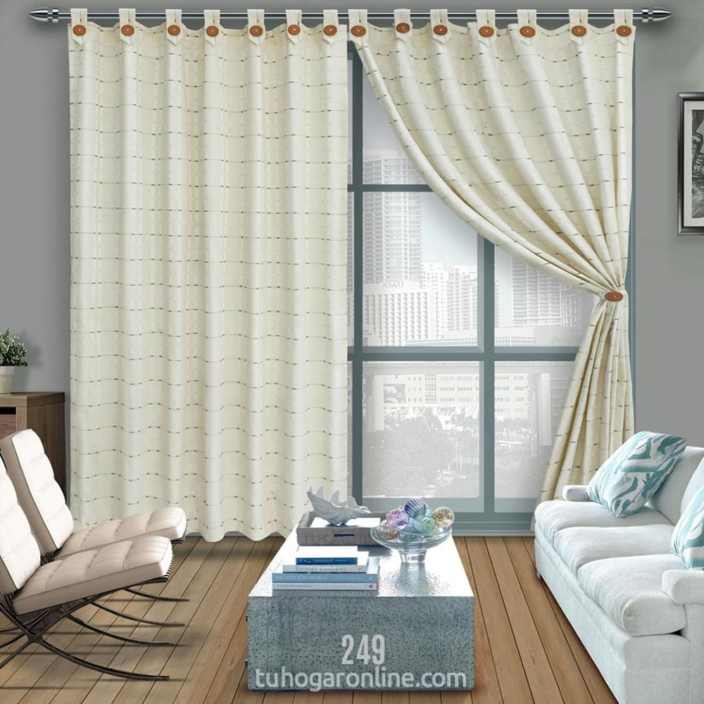 exito.com | Cortina De Ojal Lona Cafe 265 Cm | Éxito