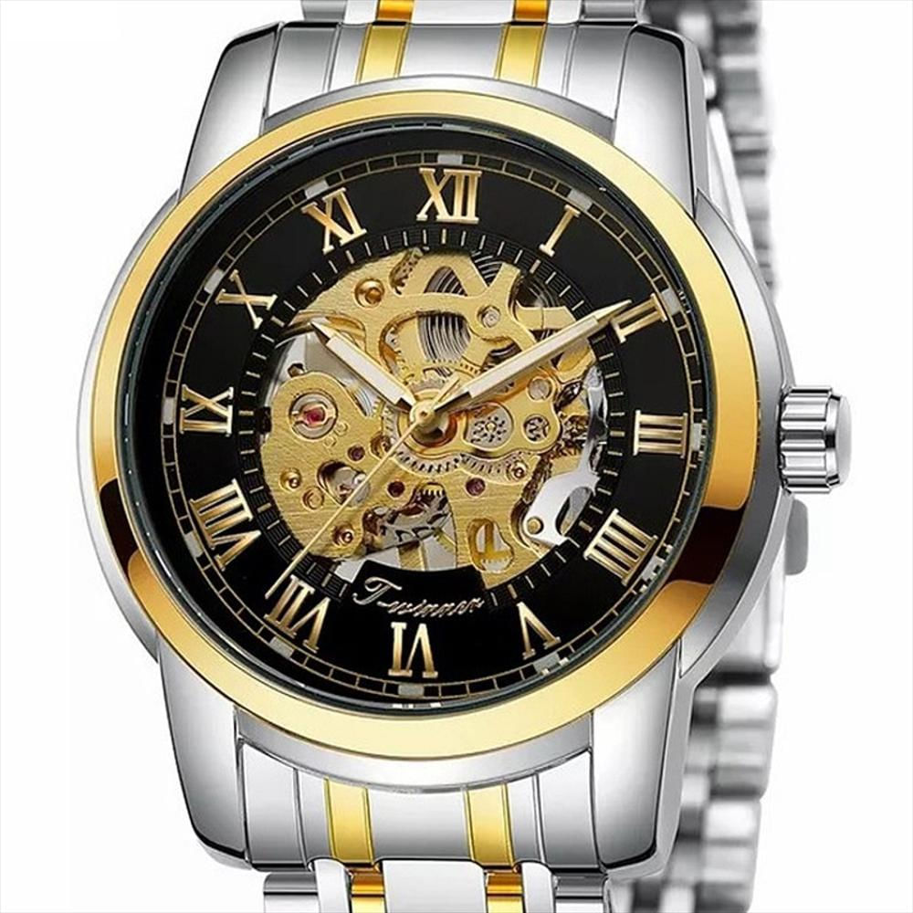 exito.com | Reloj De Lujo Para Hombre Automático Winner Corazón | Éxito