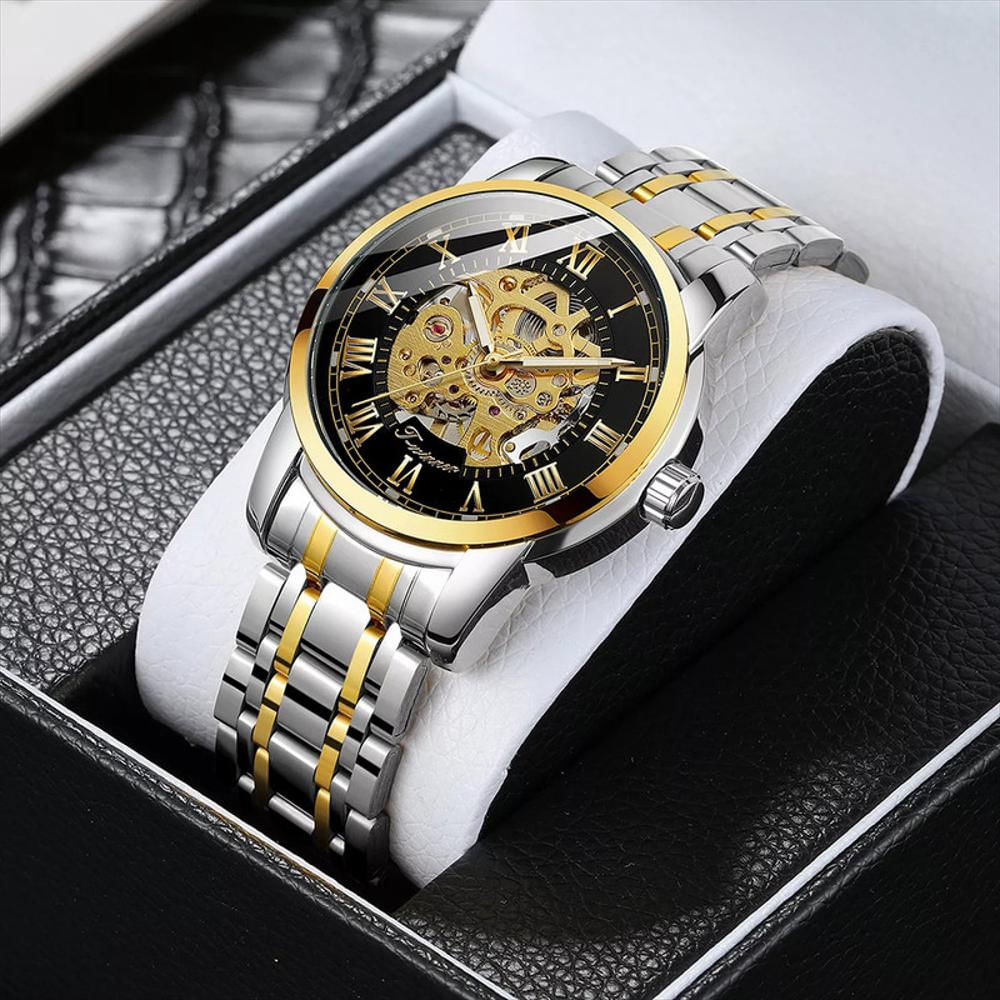 exito.com | Reloj De Lujo Para Hombre Automático Winner Corazón | Éxito