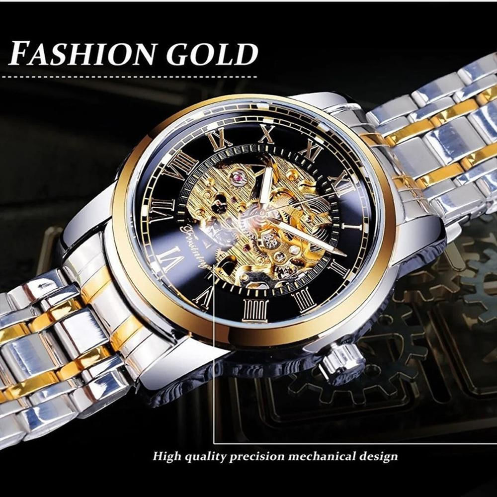 exito.com | Reloj De Lujo Para Hombre Automático Winner Corazón | Éxito