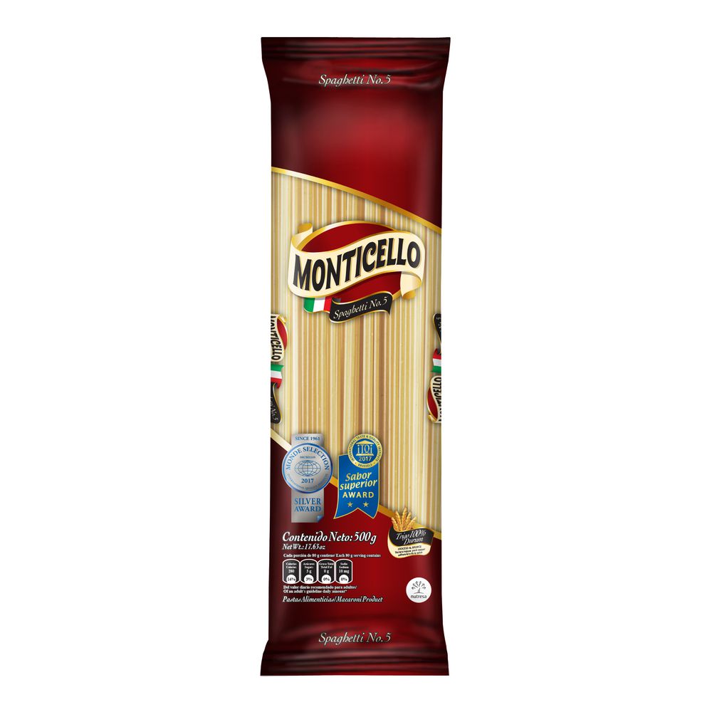 Pasta Premium Spaghetti X 500 gr - exito.com
