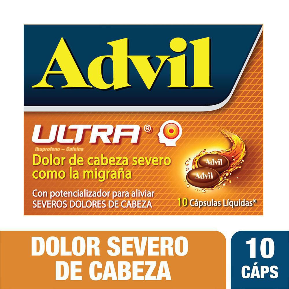 Advil ultra capsula x 10 und - exito.com