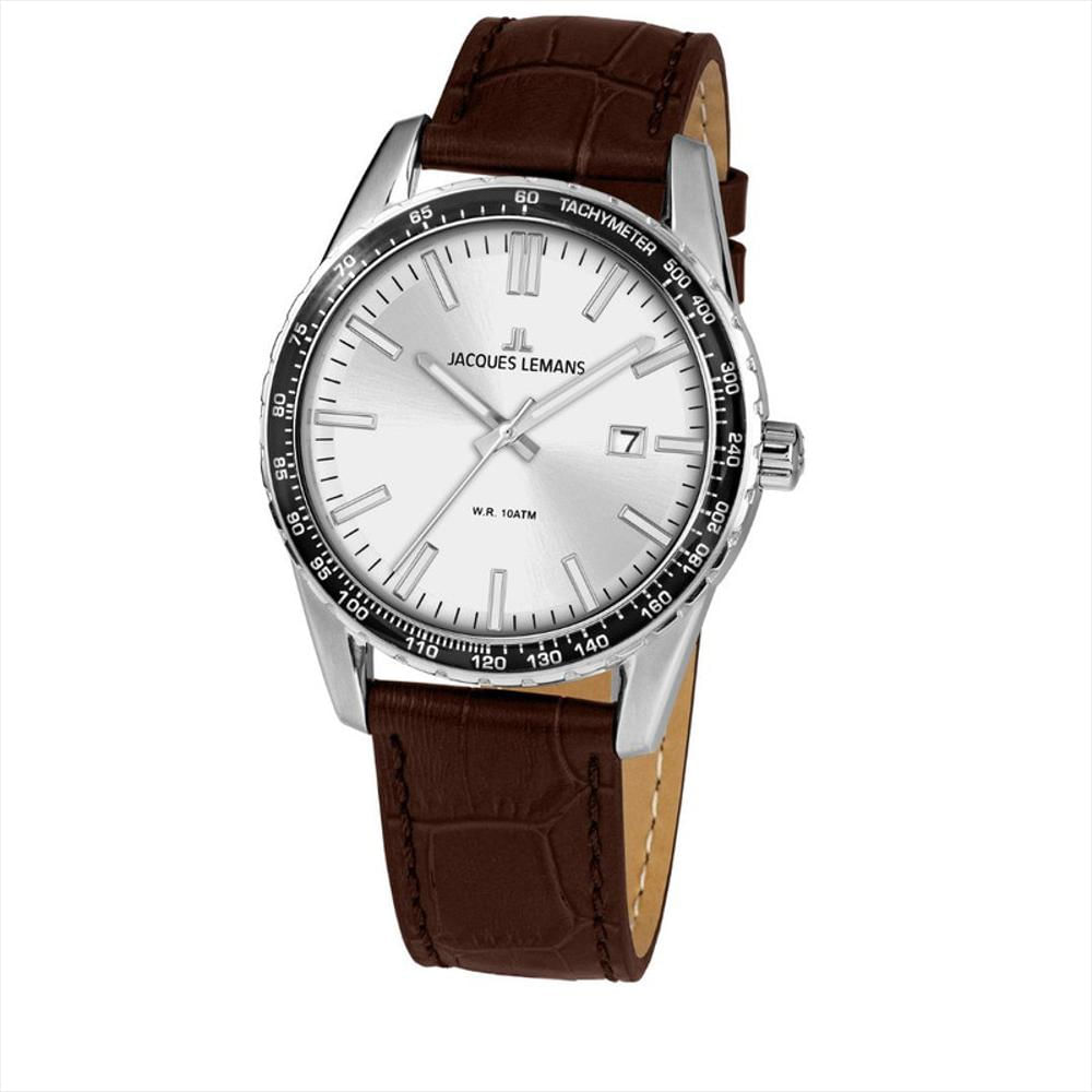 exito.com | Reloj Jacques Lemans Hombre 1 2022B Marrón | Éxito