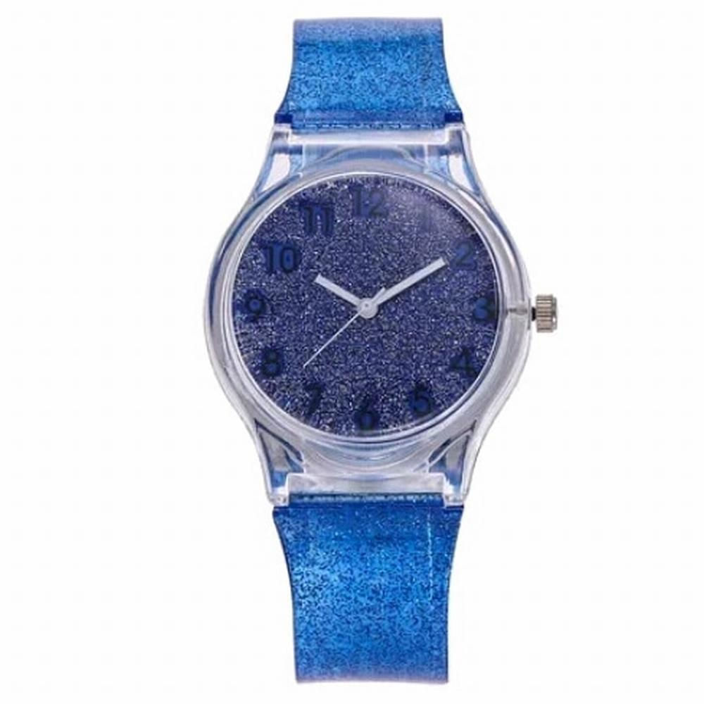 exito.com | Reloj Plastico con Glitter en color Azul Oscuro | Éxito