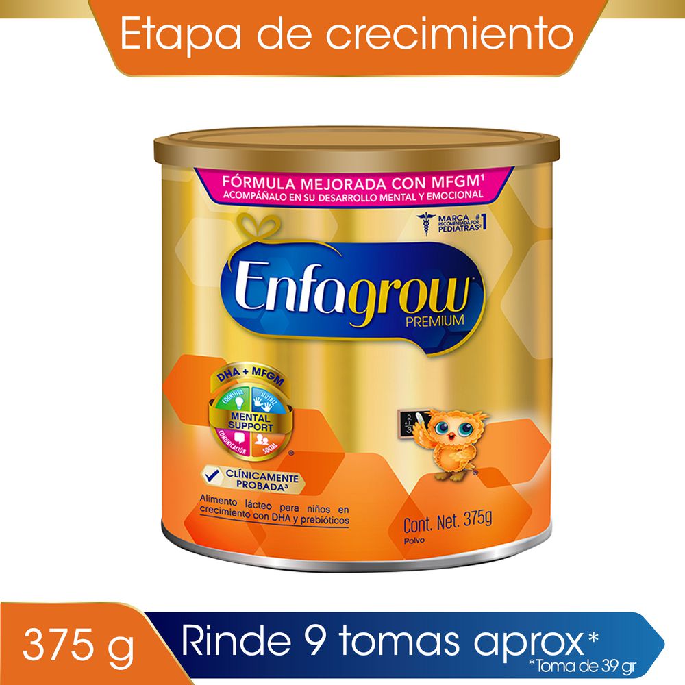 Fórmula infantil Enfagrow Premium Plain x 375 gr - exito.com