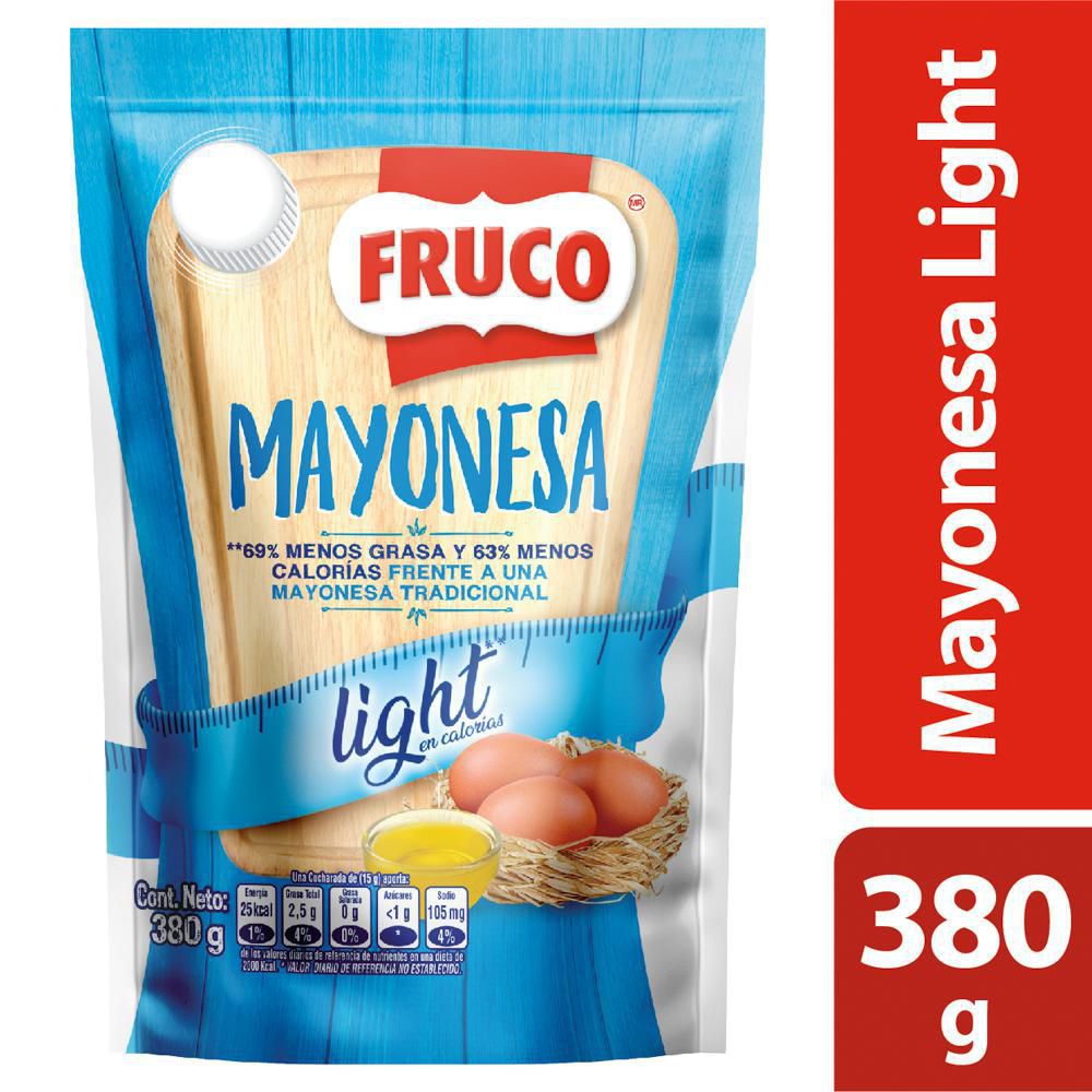 Mayonesa Fruco Ligth doypack x 380 gr - exito.com