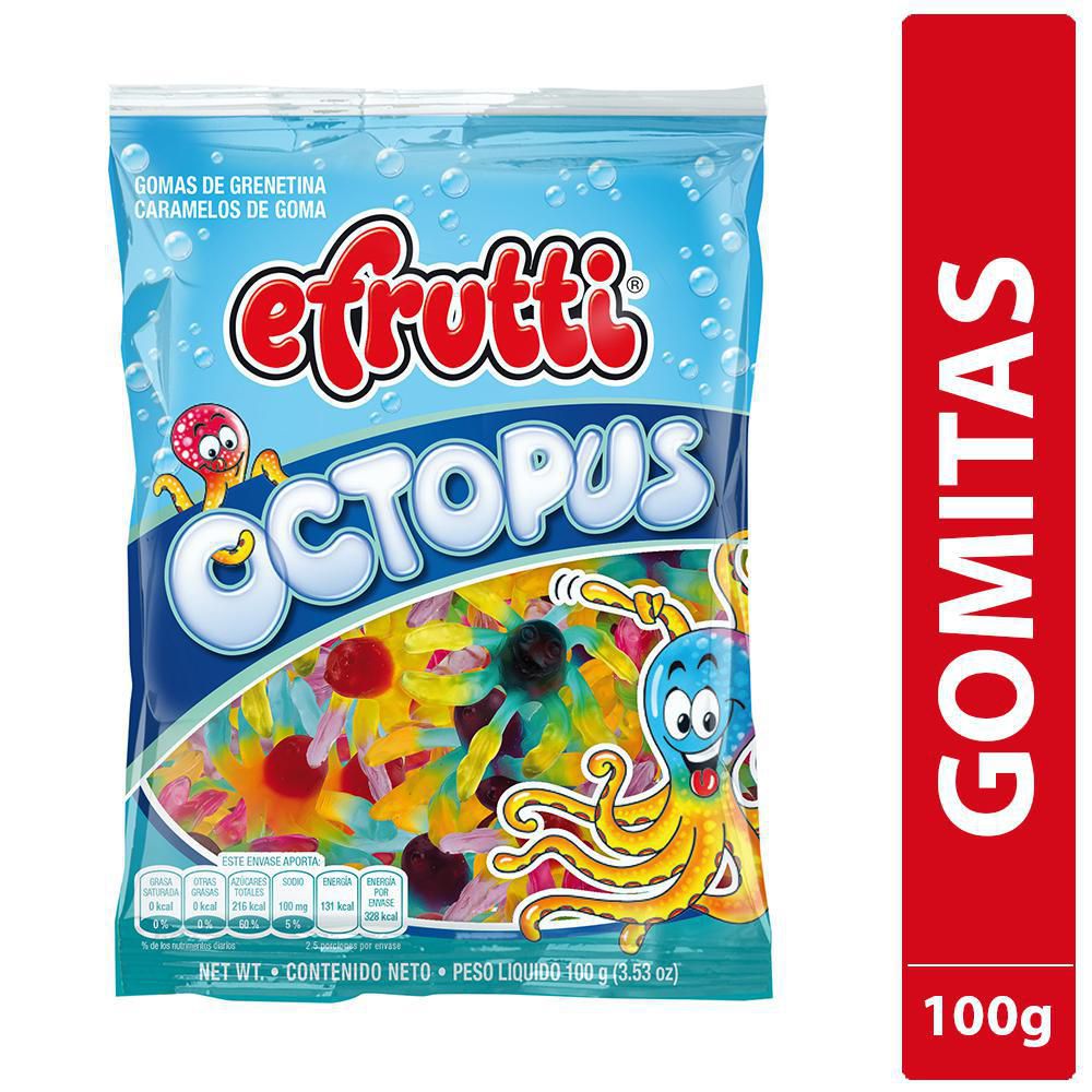 Gomas Octupus EFrutti X 100 gr - exito.com