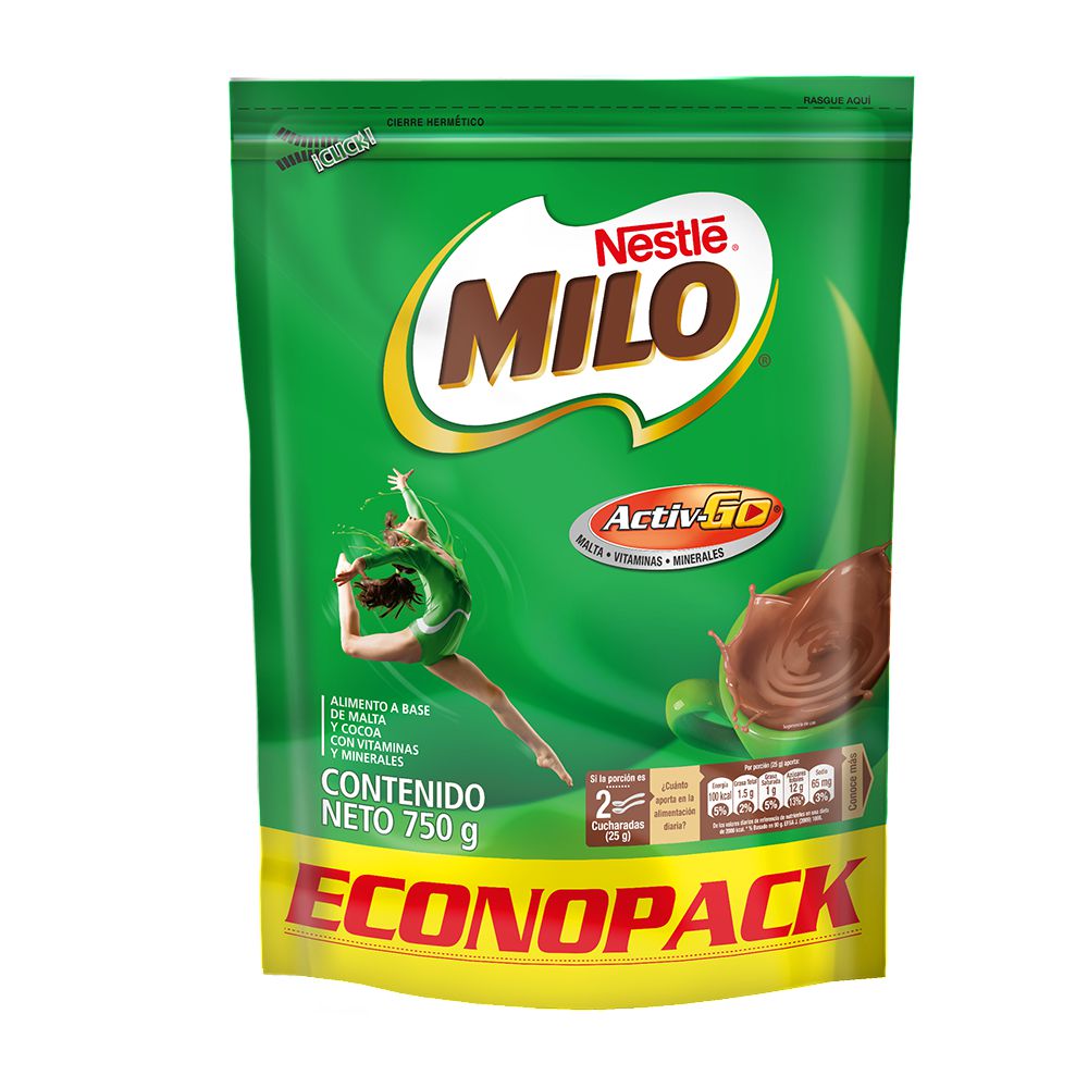 Milo bolsa 750 gr - exito.com