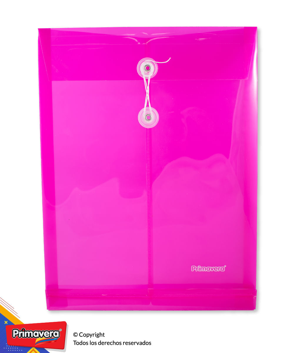 Sobre Plastico Vertical Oficio Fucsia - exito.com