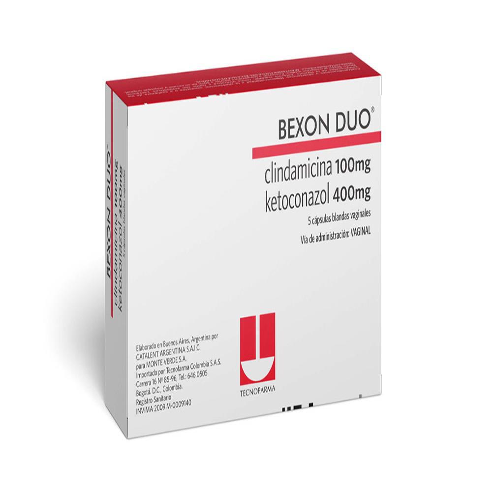 exito.com | Bexon Duo Cap 100Mg 400Mg Vaginal Caj 5 Un | Éxito