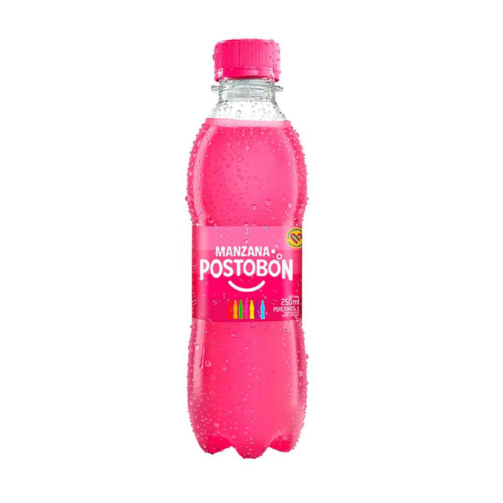 Gaseosa POSTOBON Manzana botella personal (250 ml)