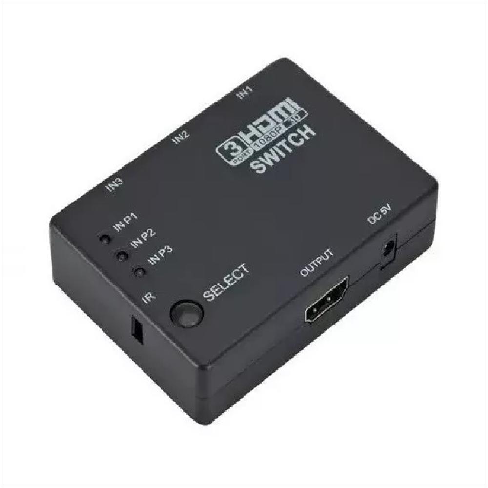 exito.com | Switch Hdmi Selector 3X1 Full Hd 1080P + Control | Éxito
