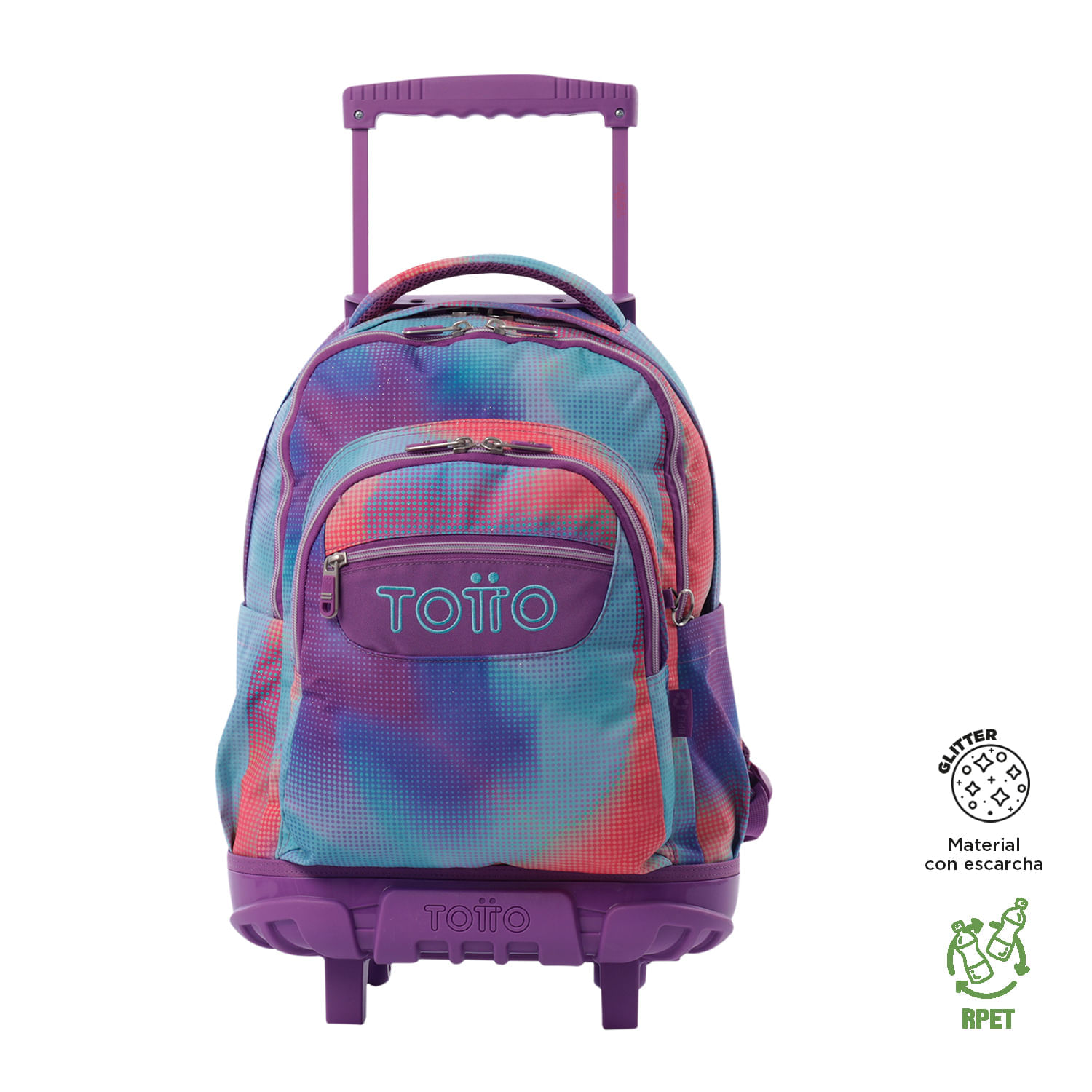 Morral Totto Con Ruedas Renglon