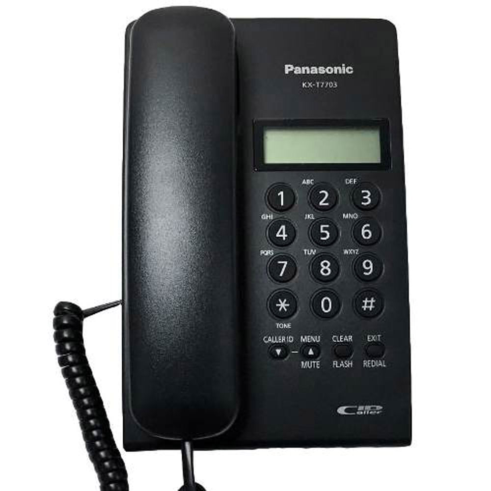 exito.com | Telefono Panasonic 7703 Identificador Mesa Escritorio Lcd