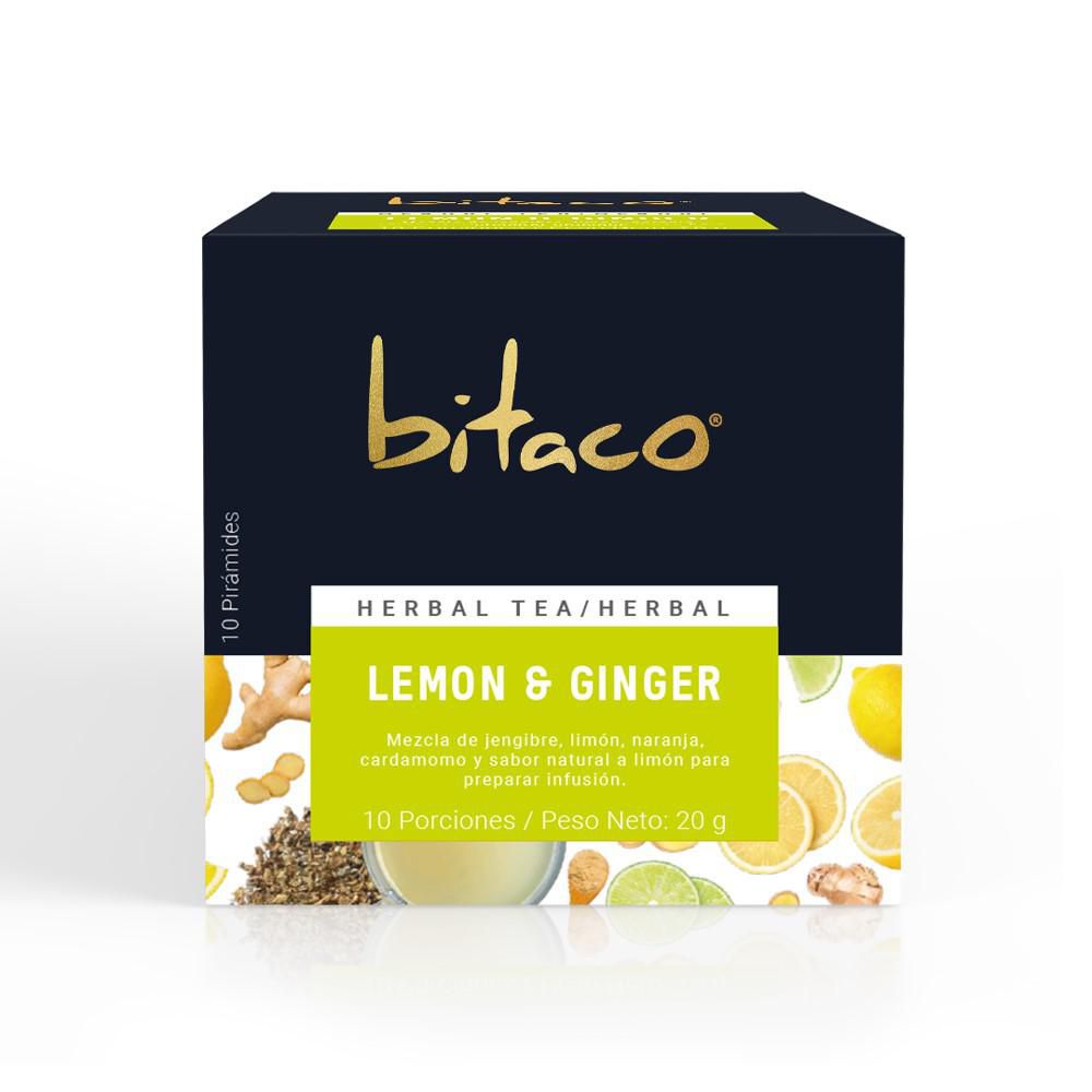 Té BITACO herbal limón y ginger (20 gr) img #2