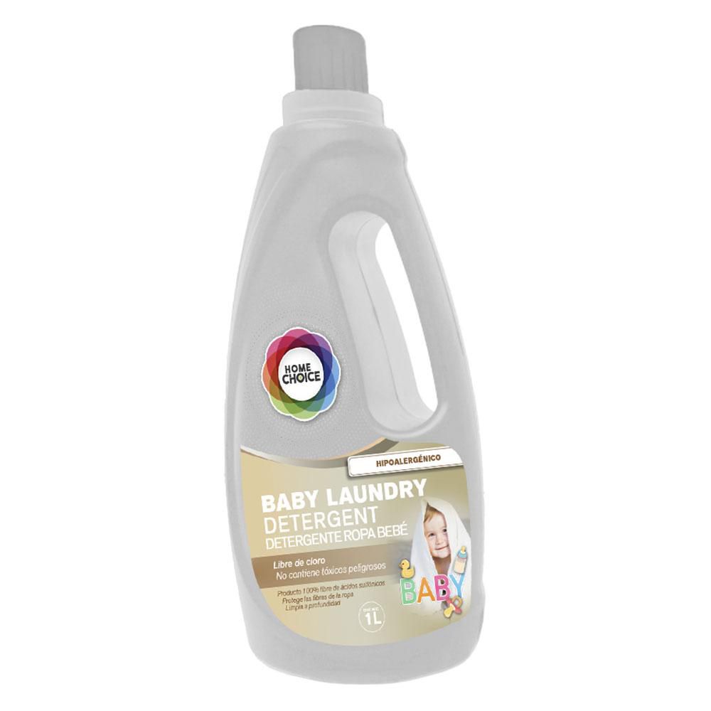 Detergente líquido HOMECHOICE MARCA EXCLUSIVA para ropa de bebé (1000 ml)