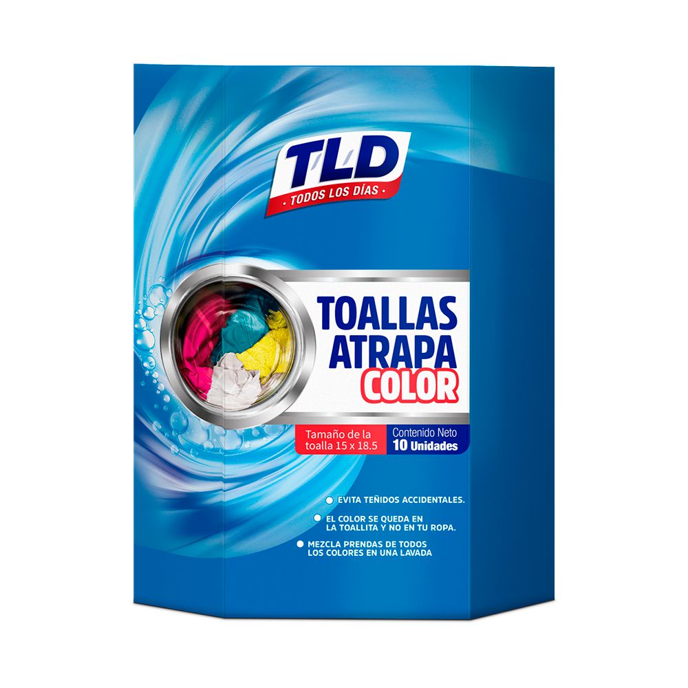 Toallas T/L/D TODOS LOS DIAS Atrapa Color (10 und)