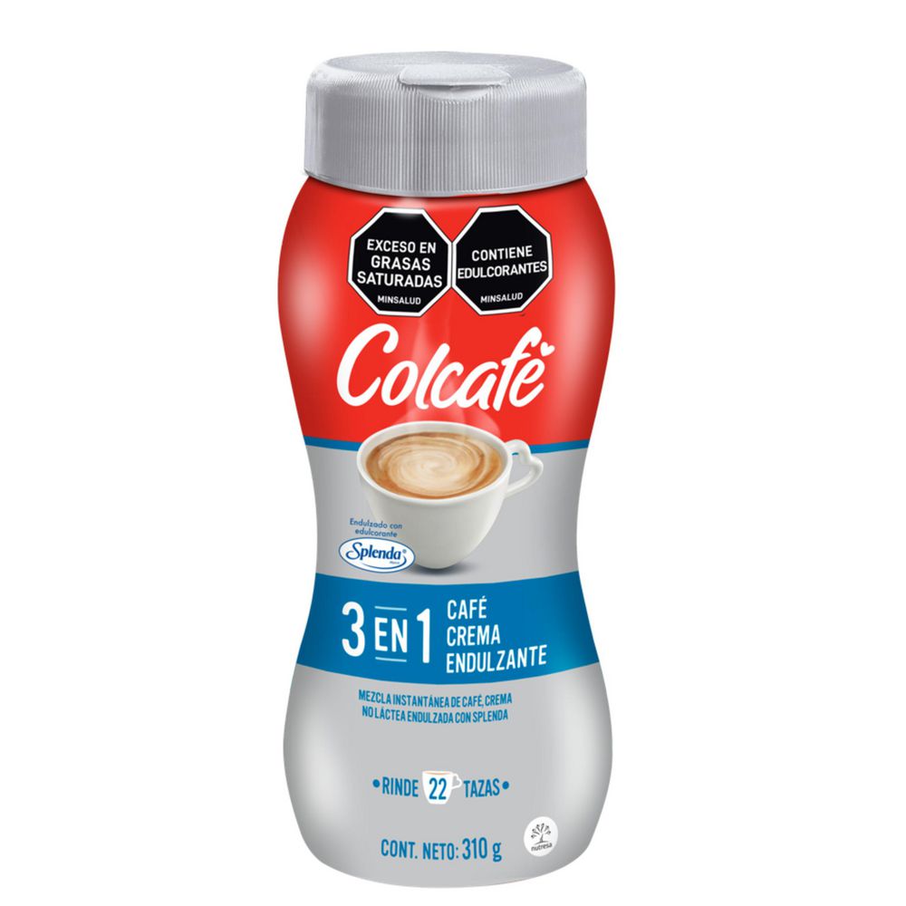 Café COLCAFE 3 en 1 crema y endulzante (310 gr) img #2