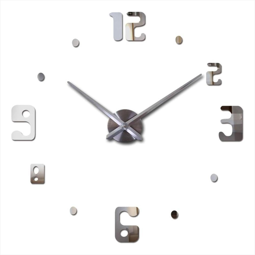 Reloj De Pared 3D Grande Puntos Números.