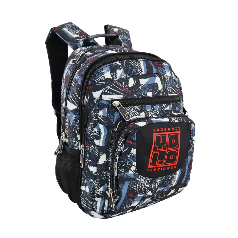 Morral Luis Negro Blanco Croydon Para Hombre