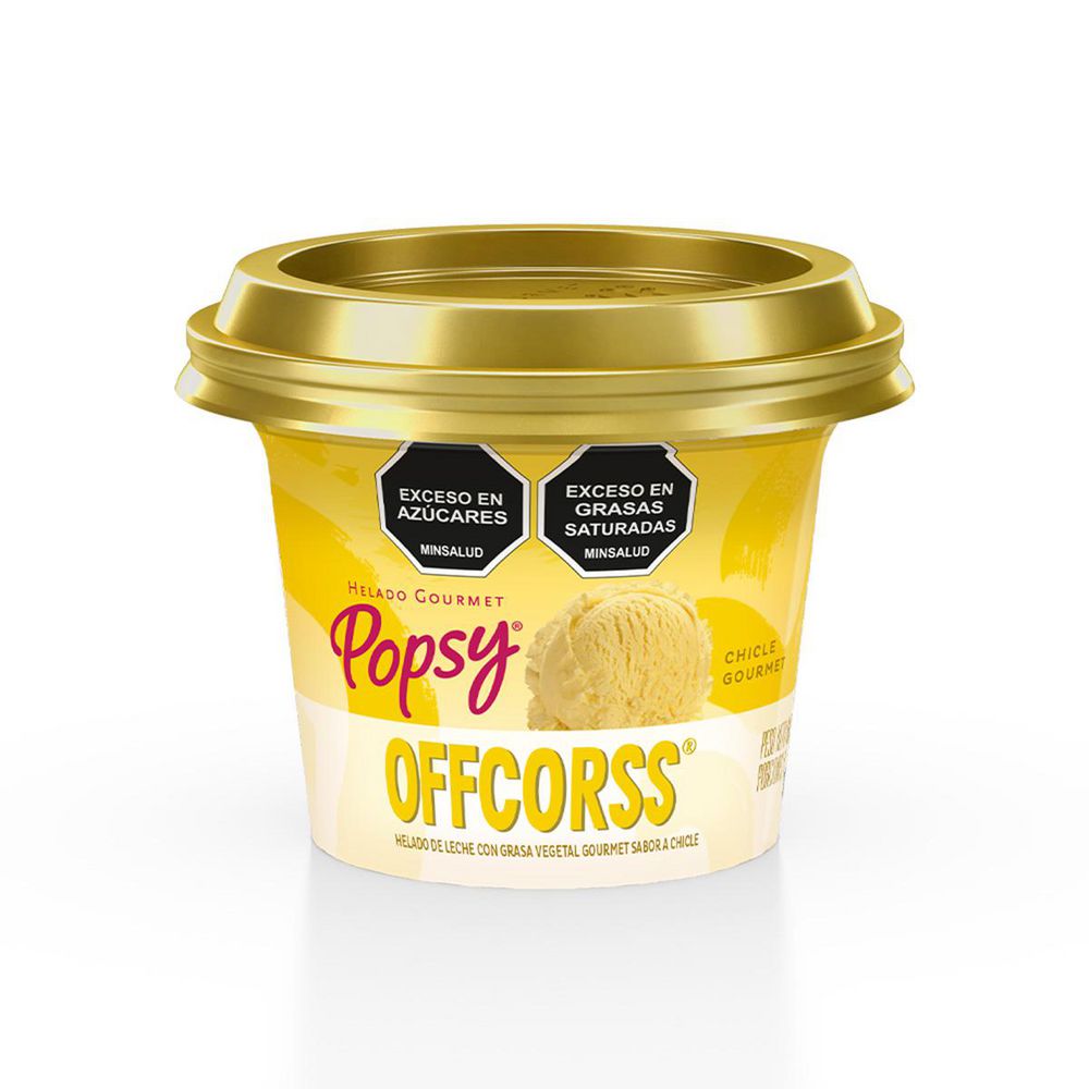 Helado POPSY vasito gourmet chicle (60 gr) img #2