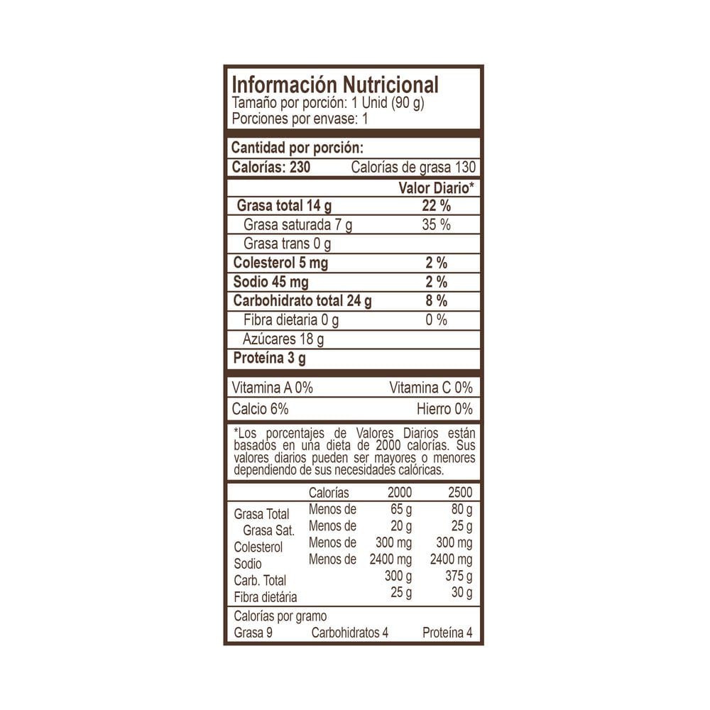 Chococono CREM HELADO cobertura chocolate sabor vainilla (90 gr) img #2