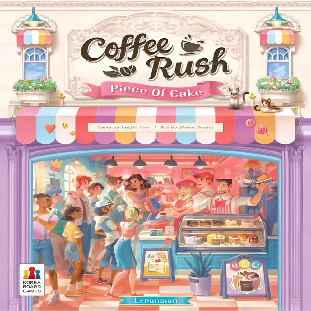 Coffee Rush Expansion Piece Of Cake Juego De Mesa