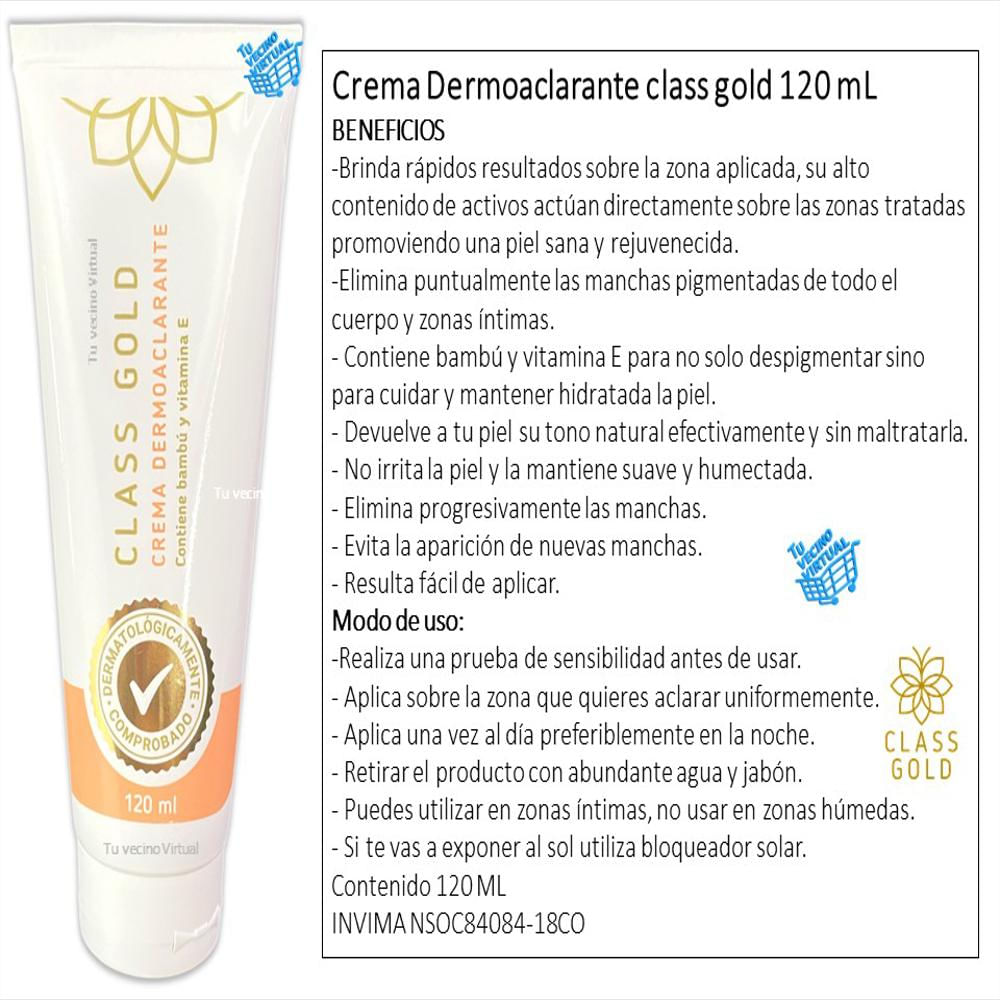 Crema Dermoaclarante Class Gold 120Ml img #2