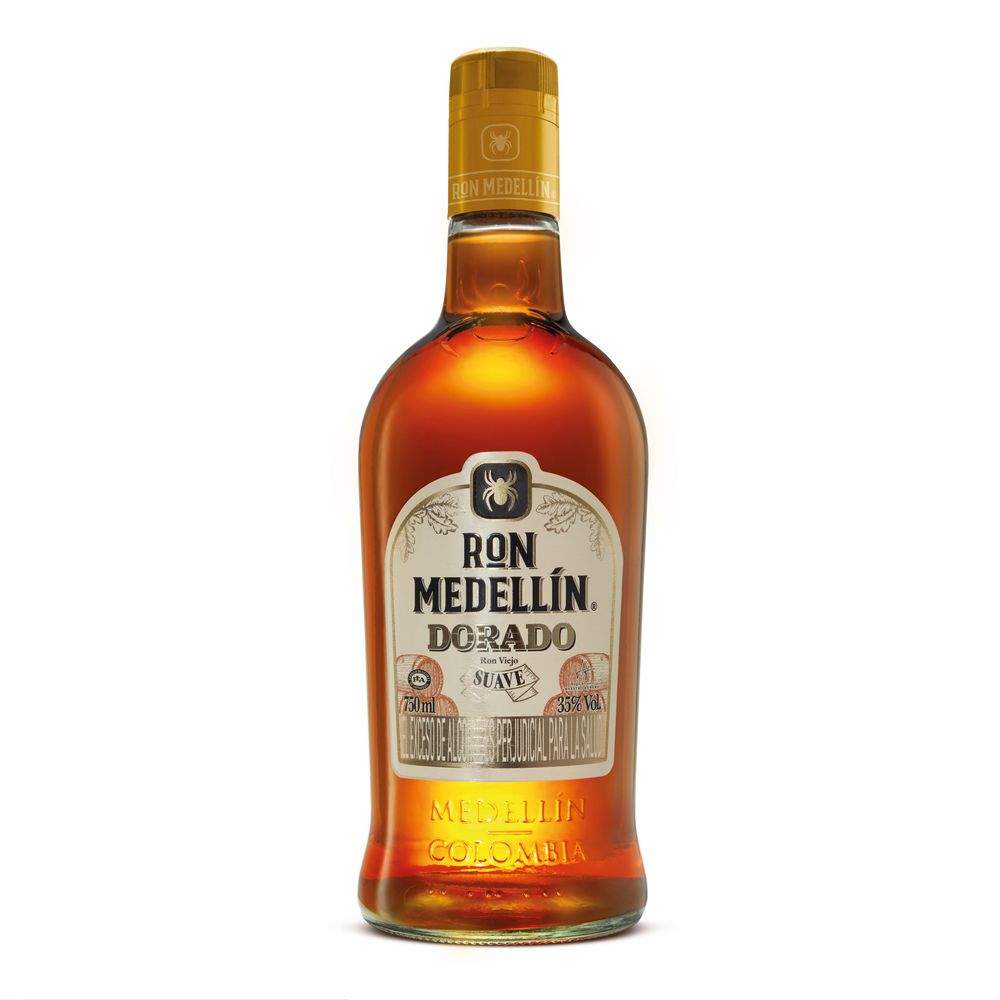 Ron MEDELLIN botella dorado (750 ml) img #1