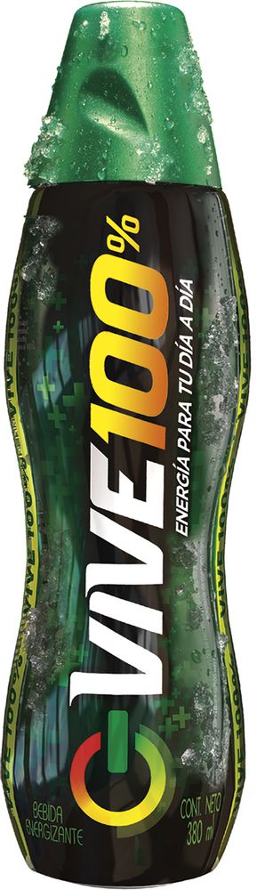 Bebida energizante VIVE100% 380 Mililitro - exito.com