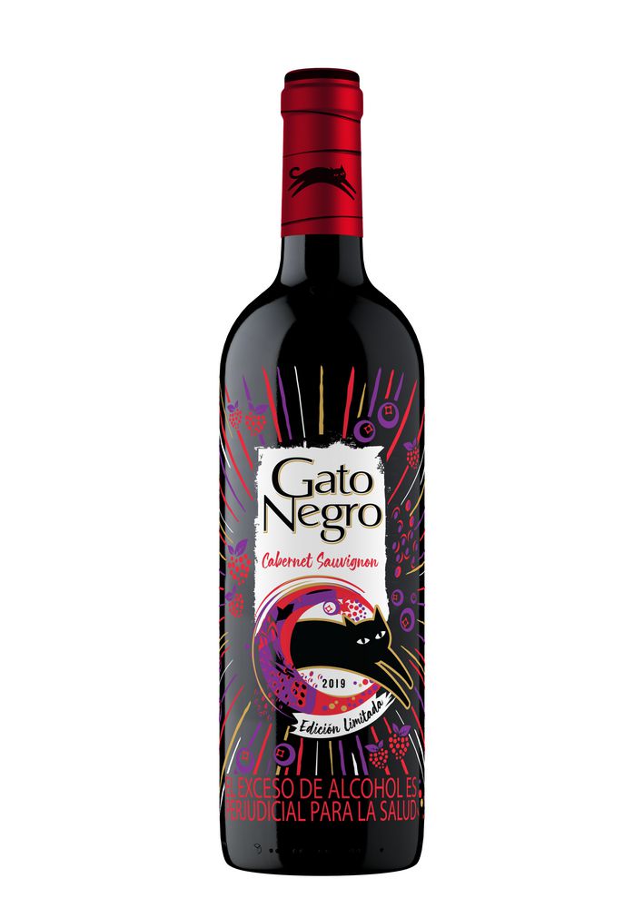 VINO TINTO CABERNET SAUVIGNON GATO NEGRO 750 Mililitro - exito.com