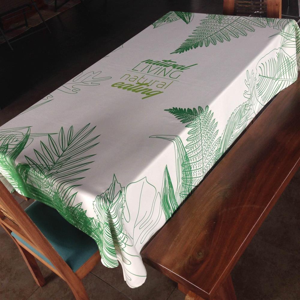 Mantel Rectangular Living Natural Verde 2X1.50Mt | Éxito