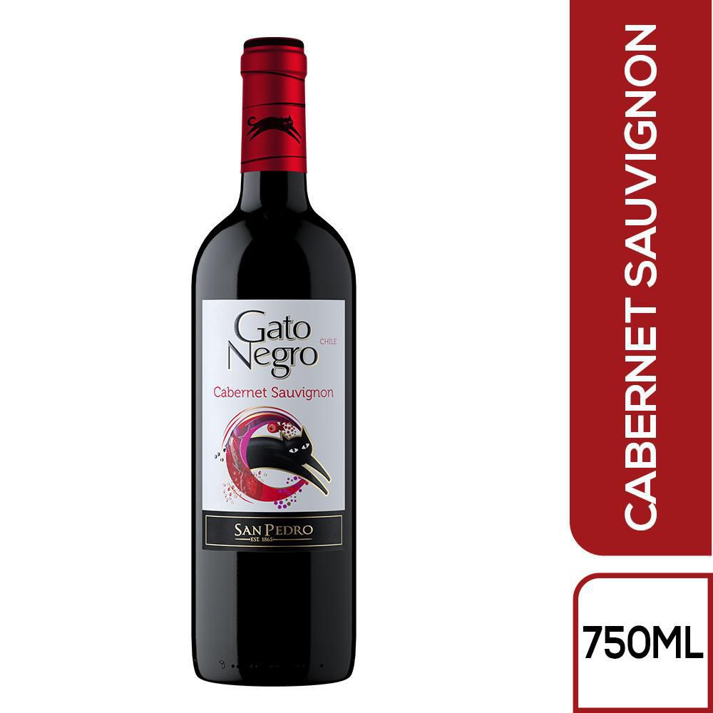 Vino tinto cabernet sauvignon GATO NEGRO 750 Mililitro - exito.com