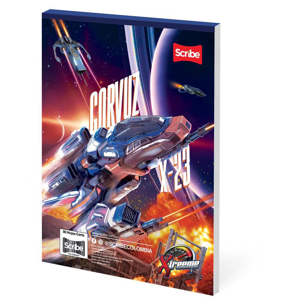 exito.com | Block Carta CUA XTREEME 80H Sc SCRIBE C30215695