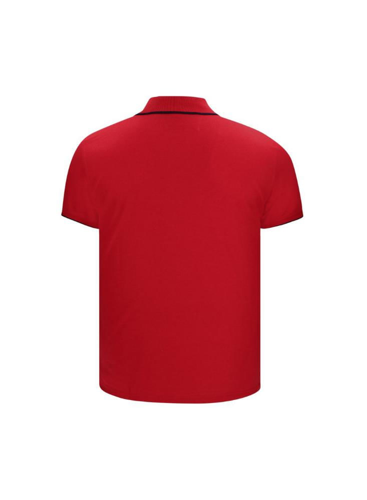 Camiseta Tipo Polo Para Hombre Hamer Roja Con Bolsillo Xl Rojo