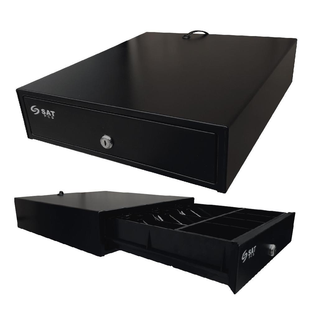 exito.com | Cajón Monedero Mini Sat Rs-100 Negro Metálico | Éxito