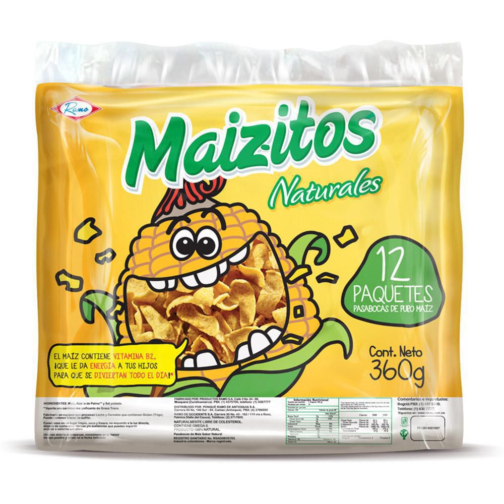 Maizitos Naturales Ramo X 12 Unidades - exito.com