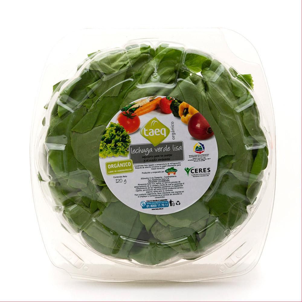 Lechuga Lisa Ecologica X 120gr - exito.com