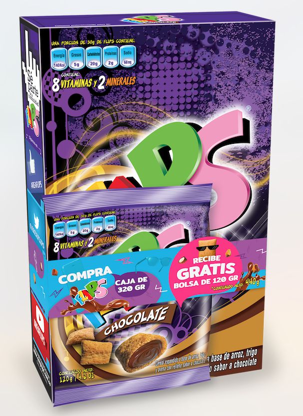 exito.com | Cereal Chocolate FLIPS 320 gr